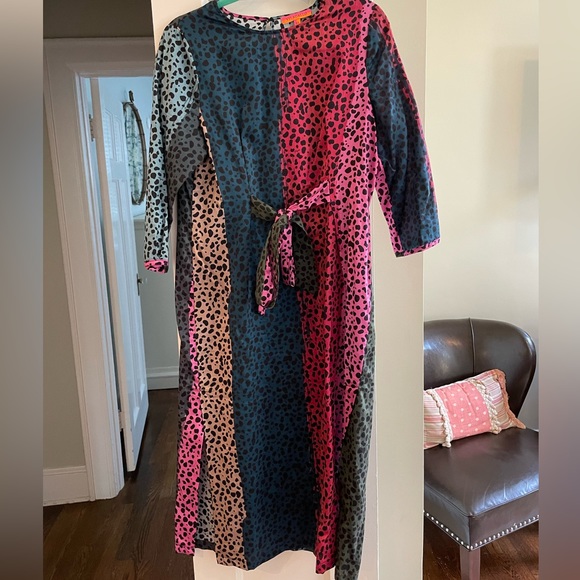 Vilagallo | Dresses | Vilagallo Brand Size Large 4 Long Leopard Print ...